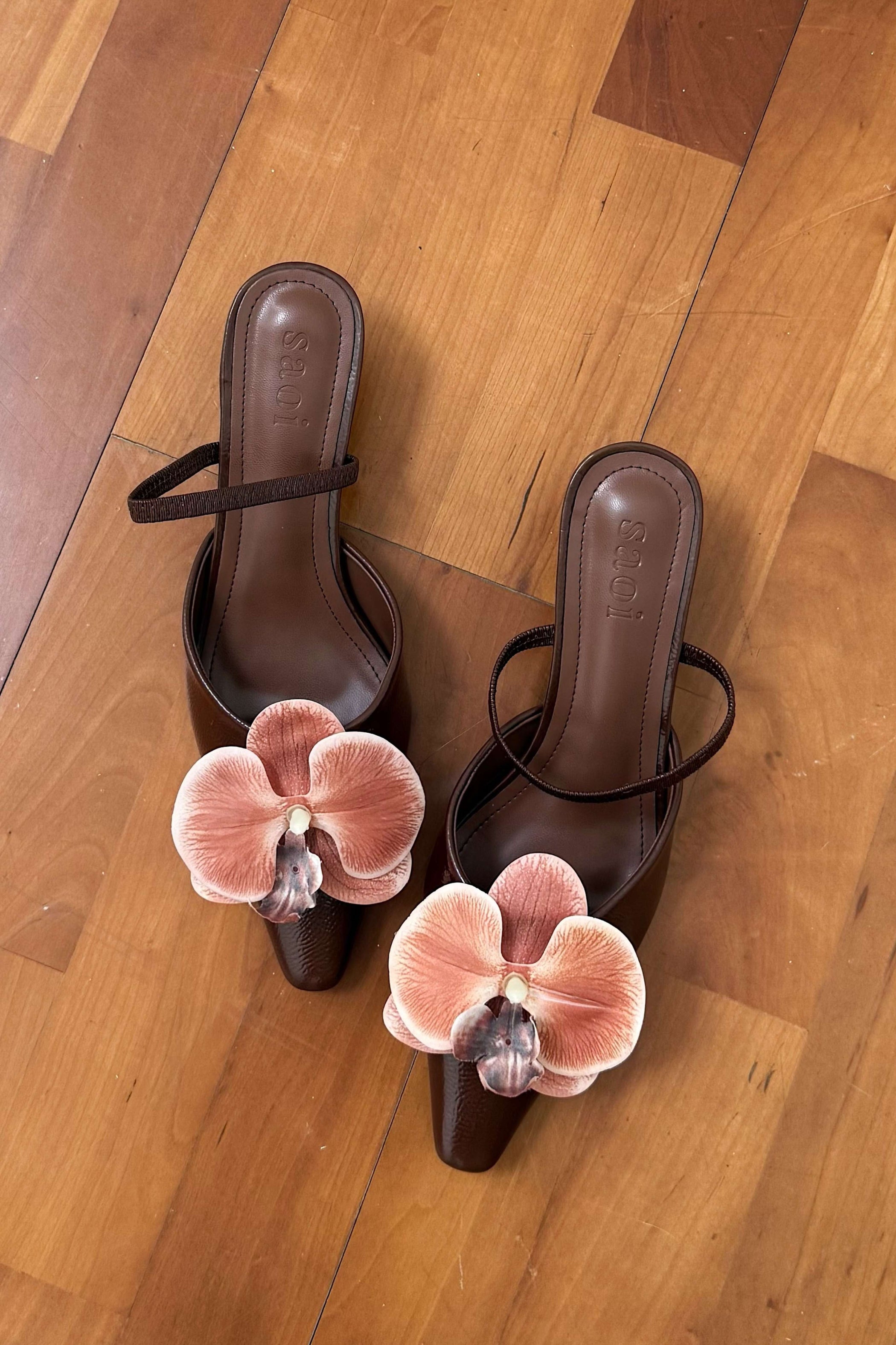 Lily Orchid Heels in Date – Saoi