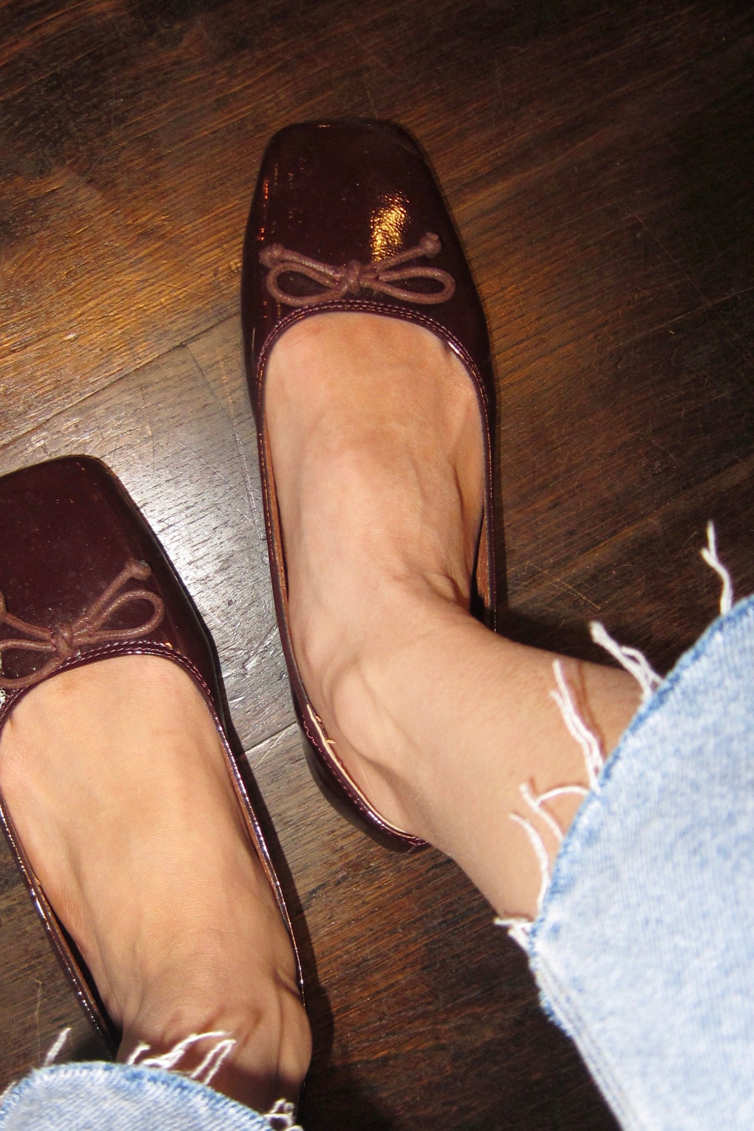Poppy Ballet Flats in Espresso – Saoi